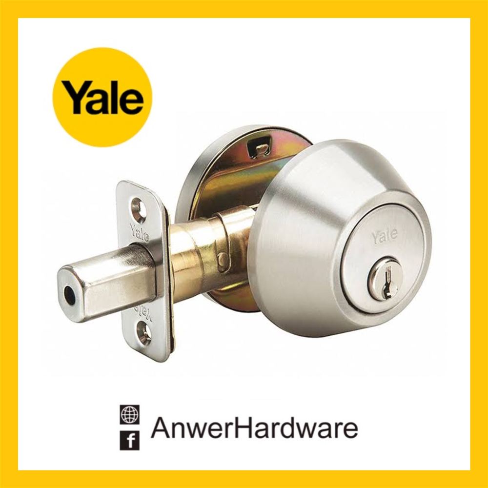 Yale Deadbolt Double Side Key SS ⋆ Anwer Hardware